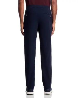 PT TORINO Kinetic Jersey Pleat Drawstring Jogger Pants - Navy