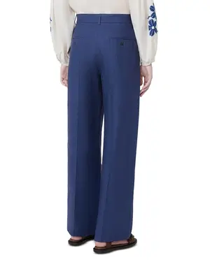 Max Mara Linen Trousers - Navy