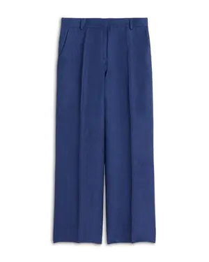 Max Mara Linen Trousers - Navy