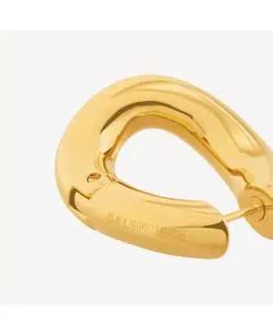 Balenciaga Loop Earrings - Gold