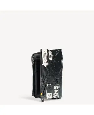 Balenciaga Chips Passport Holder - Black