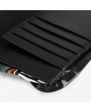 Balenciaga Chips Passport Holder - Black