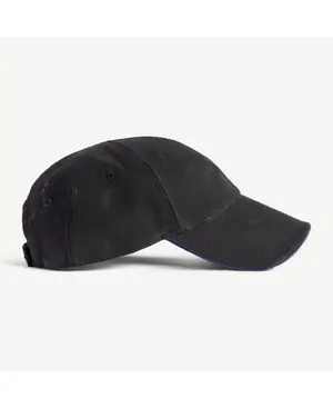 Balenciaga Tilted Typo Cap - Black