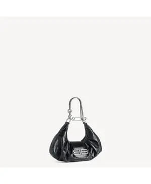 Balenciaga Pamela Small Shoulder Bag - Black