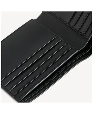 Balenciaga Passport Square Folded Wallet - Black