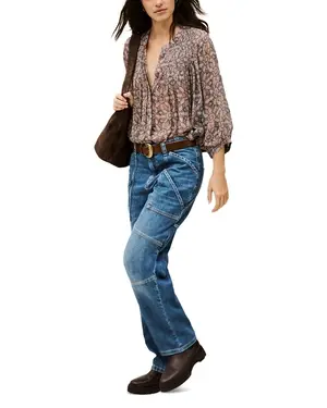 Ba&sh Tazio Blouse - Blue