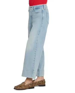 NYDJ Teresa High-rise Wide-leg Ankle Jeans - Keys View
