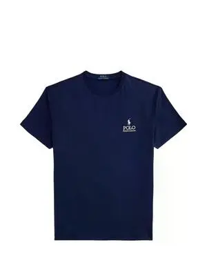 Polo Ralph Lauren Logo-detail Cotton T-shirt - Blue