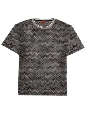 Missoni T-shirt In Cotone - Multicolour