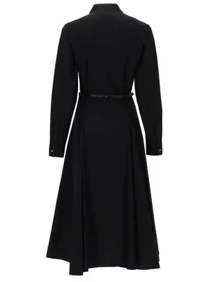 Max Mara Abito Chemisier Popeline - Black