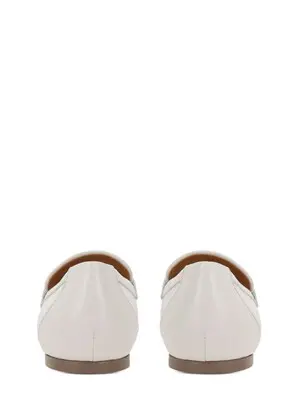 TOD'S Leather Loafer - White