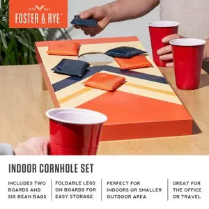 TRUE BRANDS Indoor Cornhole Set