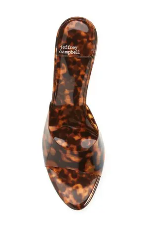 Jeffrey Campbell Agent Slide Sandal - Tortoise