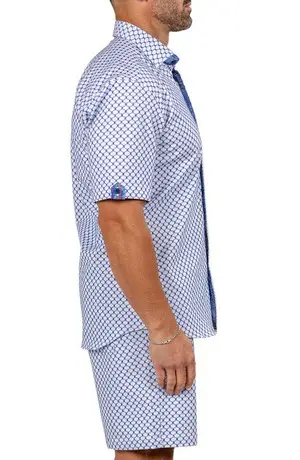 MACEOO Galileo Marthy Short Sleeve Button-up Shirt
