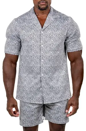 MACEOO Marthy Short Sleeve Button-up Shirt