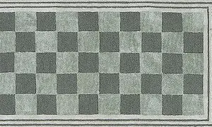MACKENZIE-CHILDS Green Tonal Check Rug