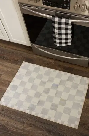 MACKENZIE-CHILDS Check Washable Rug