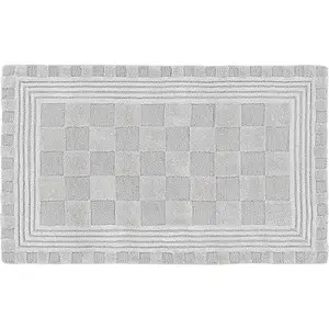 MACKENZIE-CHILDS Light Tonal Check Rug - Grey