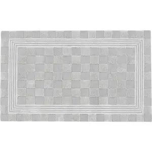 MACKENZIE-CHILDS Light Tonal Check Rug - Grey