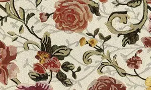 MACKENZIE-CHILDS Golden Peonies Rug