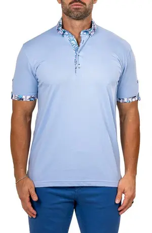 Maceoo Short Sleeve Polos For Men