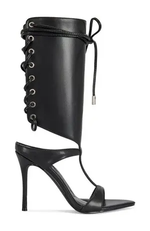 AZALEA WANG Bohdi Ankle Cuff Sandal - Black