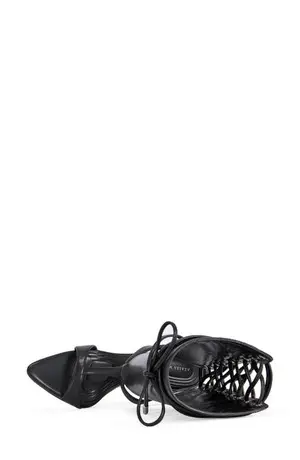 AZALEA WANG Bohdi Ankle Cuff Sandal - Black