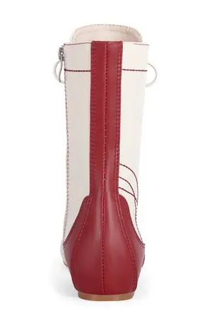 AZALEA WANG Passer Boxing Boots - Red