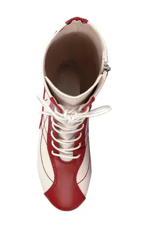 AZALEA WANG Passer Boxing Boots - Red