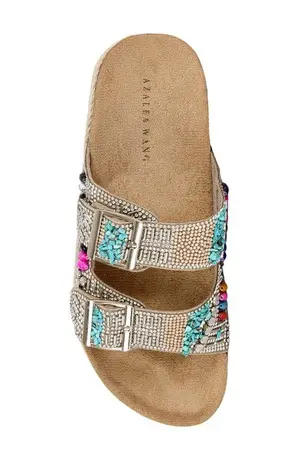 AZALEA WANG Kaylum Two-strap Platform Sandals