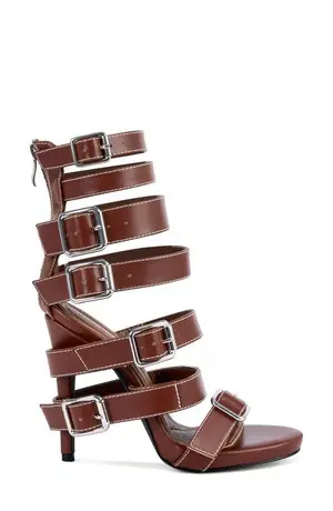 AZALEA WANG Hitcham Ankle Strap Sandal