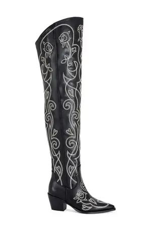 AZALEA WANG Kess Over-the-knee Boots