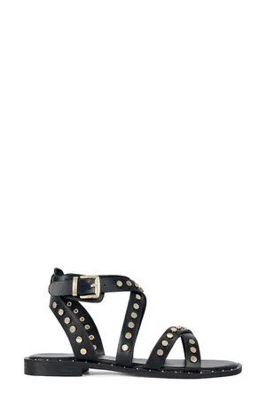 AZALEA WANG Whistler Ankle Strap Sandal - Black
