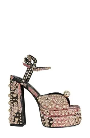 AZALEA WANG Hananiah Studded Platform Sandal