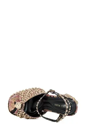 AZALEA WANG Hananiah Studded Platform Sandal