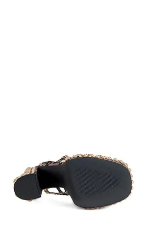 AZALEA WANG Hananiah Studded Platform Sandal