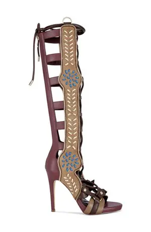 AZALEA WANG Shai Knee High Sandal