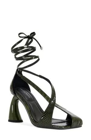 Azalea Wang Croc Effect Shoes For Women