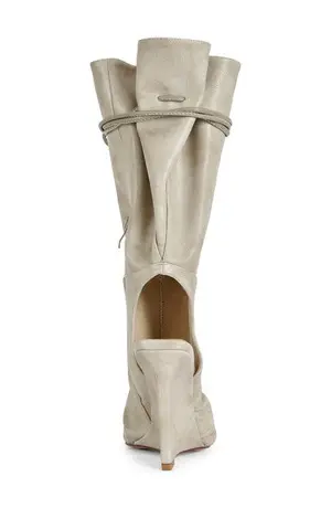 AZALEA WANG Vailen Open Toe Wedge Bootie