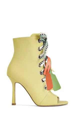 AZALEA WANG Rovea Open Toe Bootie