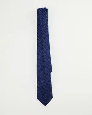 KNOTTERY & CO Ripple Lines Silk Jacquard Tie