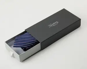 KNOTTERY & CO Striped Silk Jacquard Neck Tie