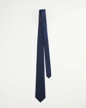 KNOTTERY & CO Grid Light Silk Jacquard Neck Tie