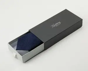 KNOTTERY & CO Grid Light Silk Jacquard Neck Tie