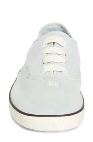 Miu Miu Low-top Canvas Sneakers - Blue