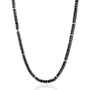 John Hardy Heishi Beaded Necklace - Silver