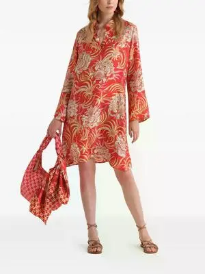 Malìparmi Floral Print Mini Dress