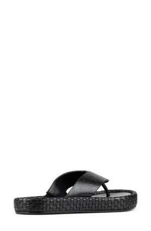 DONALD PLINER Dasara Platform Flip Flop - Black