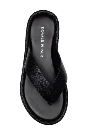 DONALD PLINER Dasara Platform Flip Flop - Black