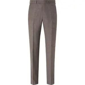 Zegna Flat Front Wool Trousers